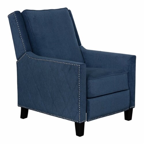 Lane Furniture Essex Modern Contemporary Pushback Recliner in Navy 1 Ralphs