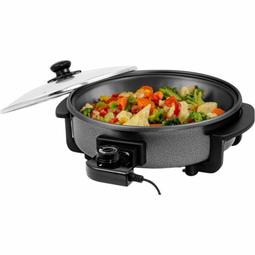 Ovente 12 Inch Multifunctional Electric Skillet with Lid No size Fry s Food Stores