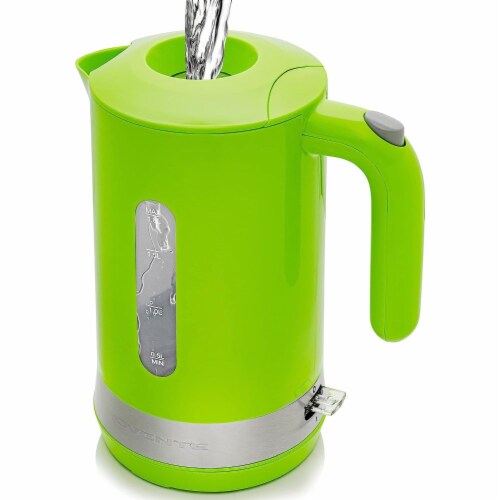 Ovente Electric Hot Watter Kettle With Prontofill Lid Green 1 8 Liter