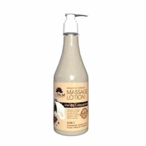 La Palm Organic Healing Therapy Massage Lotion Vanilla Cappuccino 8oz240ml 8 Fl Oz Pack Of