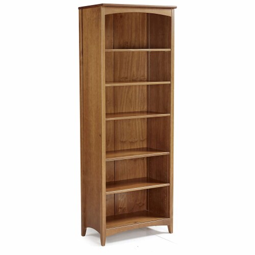 Camaflexi 6 Tier Shaker Style Bookshelf Wood Bookcase Shelf Brown Cherry Finish 1 Piece Fry s Food Stores