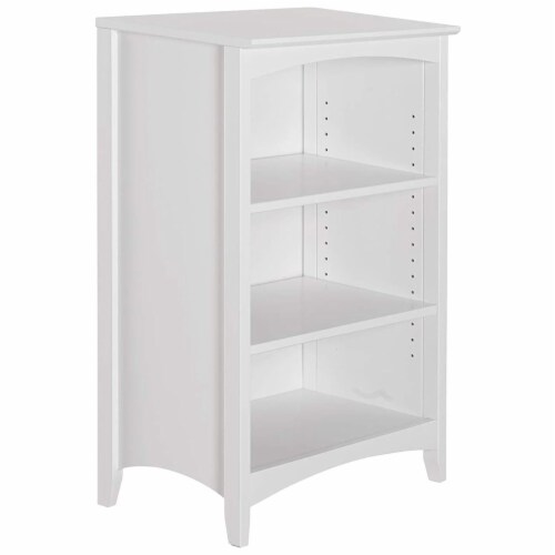 Camaflexi 3 Tier Shaker Style Bookshelf Bookcase w Adjustable Shelves White 1 Piece Fred Meyer