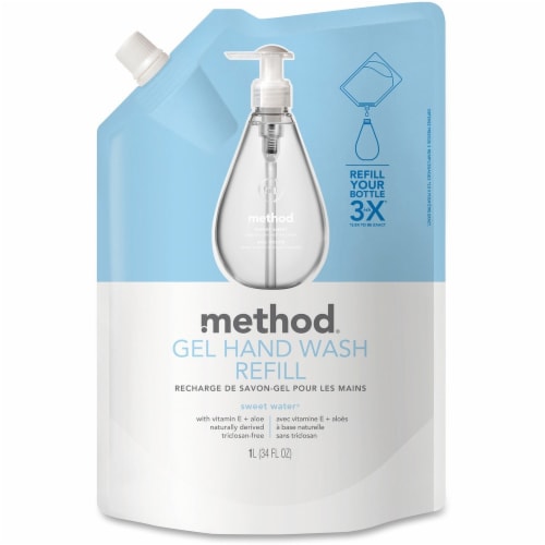 Method Hand Soap Refill Sweet Water Made Without Parabens or Phthalates 34.0 fl oz Fred Meyer