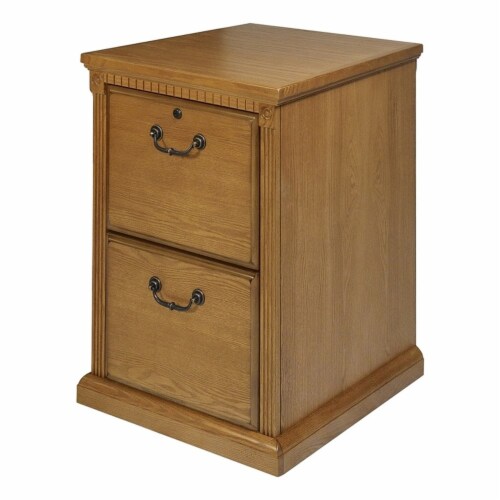 Wood Huntington Oxford 2 Drawer Vertical File Cabinet in Brown Martin Furniture 1 Fry s Food Stores