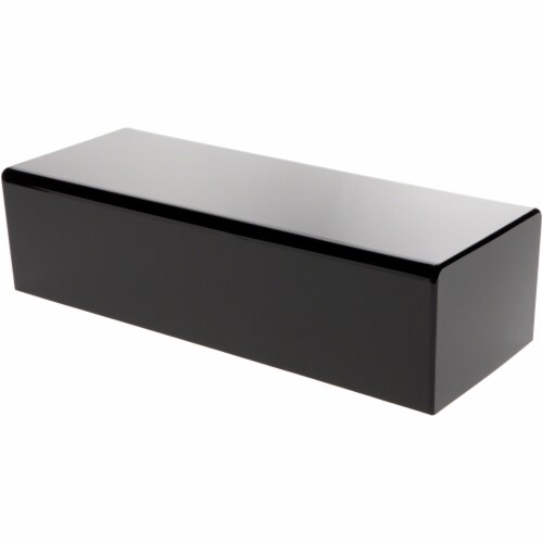 Plymor Black Acrylic Rectangular Display Base 16 W X 6 D X 4 H 16 X