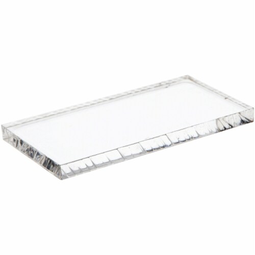 Plymor Clear Acrylic Rectangular Display Base 3 W X 1 5 D X 0 25 H 24