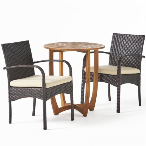 Noble House Lindy 3 Piece Wood Top Patio Bistro Set in Teak, 1 - Fry’s ... Noble House Lindy 3 Piece Wood Top Patio Bistro Set in Teak, 1 - Fry’s ...