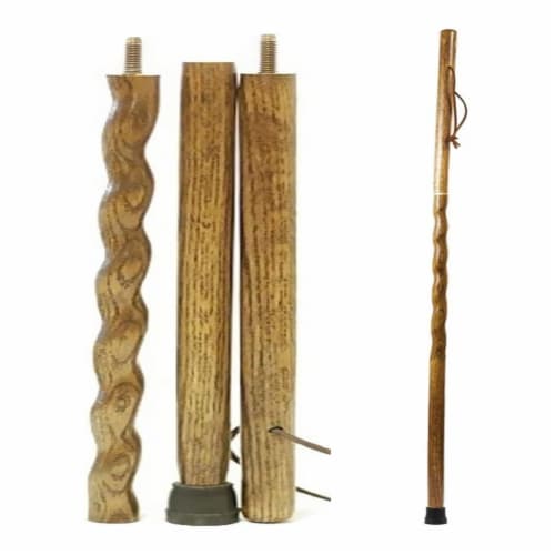 Brazos Twisted Travelers Stick Tan Oak Wood Walking Stick 55 Inch Height 1 Ct Kroger