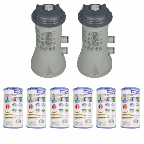 Intex 1000 GPH Easy Set Above Ground Pool Filter Pump (2 Pack ... Intex 1000 GPH Easy Set Above Ground Pool Filter Pump (2 Pack ...