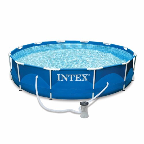 Metal frame pool 12x30 store