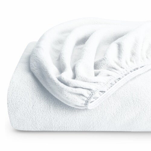 Bare Home Polar Fleece Fitted Sheet - White, Twin, Twin - Kroger Bare Home Polar Fleece Fitted Sheet - White, Twin, Twin - Kroger