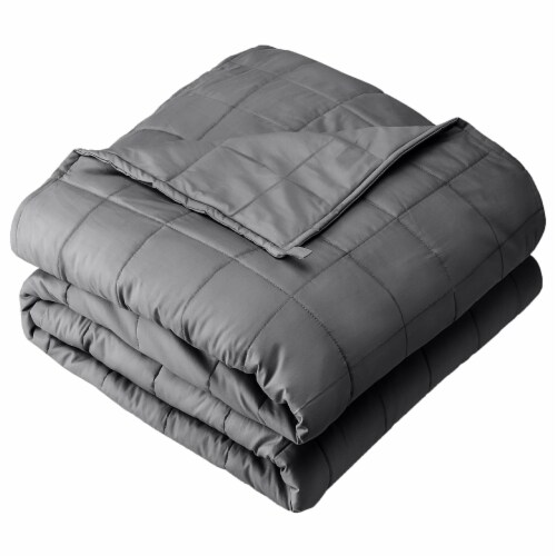 Bare Home Weighted Blanket 60 x 80 20 lbs Cotton Grey 60 x 80 20 lbs Baker s