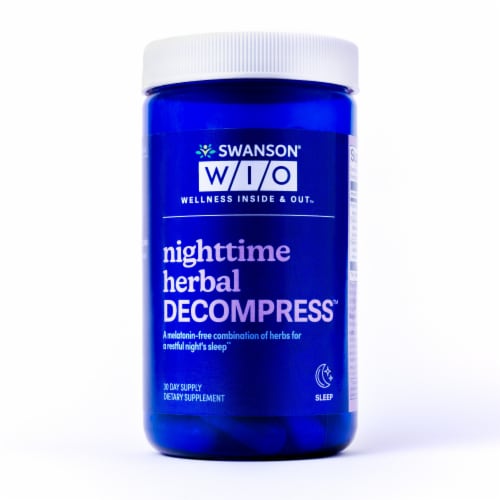 Swanson WIO(TM) Nighttime Herbal DECOMPRESS(TM) No Melatonin, 60 CAPS ... Swanson WIO(TM) Nighttime Herbal DECOMPRESS(TM) No Melatonin, 60 CAPS ...