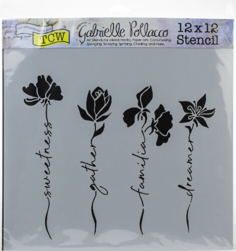 Crafter's Workshop Template 12 X12 -Words Stems, 1 - Kroger Crafter's Workshop Template 12 X12 -Words Stems, 1 - Kroger