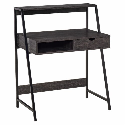 Computer Desk for Small Spaces School Student Desk w Drawer and Storage Shelves 1 Unit Mariano s