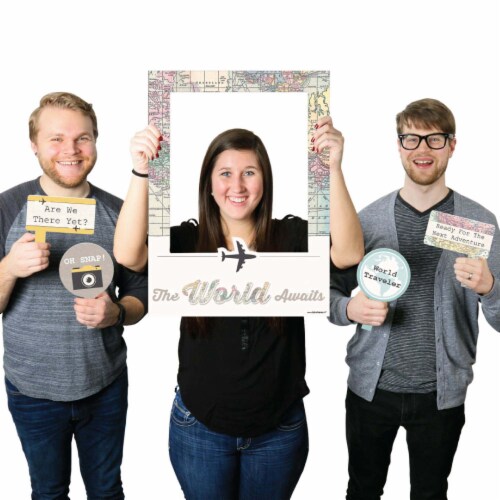 Travel photo booth props store