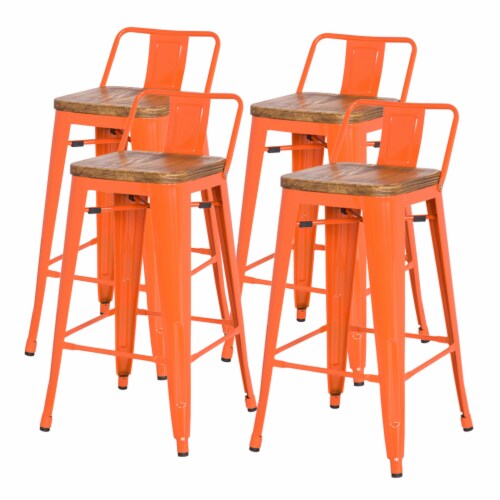 Metropolis low back counter stool store