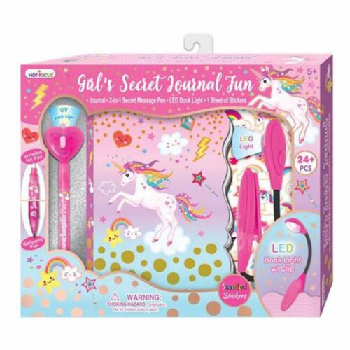 Hot Focus Unicorn Girl's Secret Journal Fun Set, 1 Unit - Kroger Hot Focus Unicorn Girl's Secret Journal Fun Set, 1 Unit - Kroger
