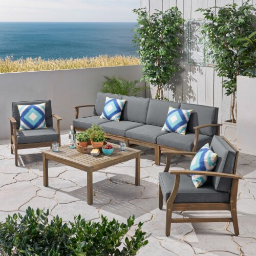 6 seater wooden sofa set store