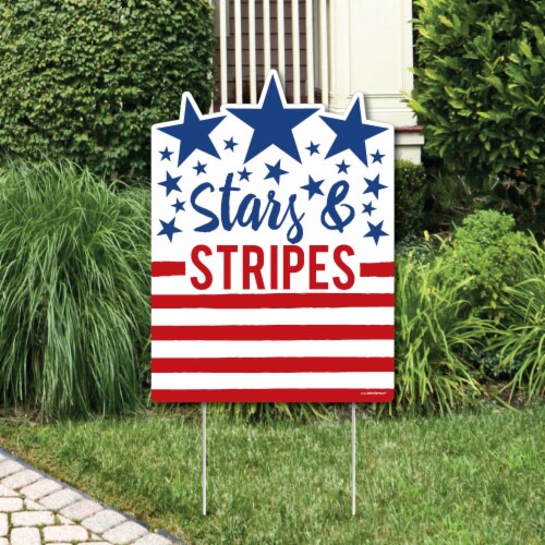 Big Dot Of Happiness Stars And Stripes Party Decor Day Usa Patriotic