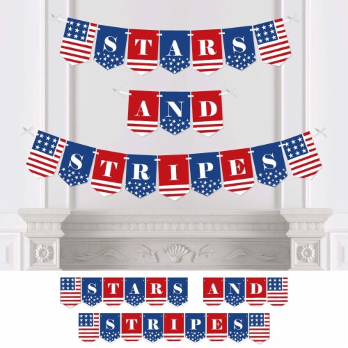 Big Dot Of Happiness Stars And Stripes Usa Patriotic Party Bunting