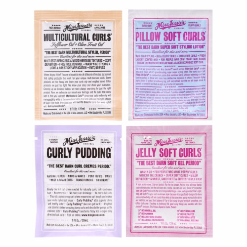 Pillow Soft Curls With Jelly Soft Curl and Multi Cultural Curls Curly Pudding Kit 4 Pc Kit Food 4 Less
