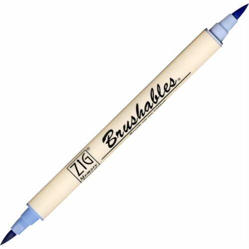 Kuretake Zig ZIG Brushables Dual-Tip Marker, Splash, 1 - Kroger Kuretake Zig ZIG Brushables Dual-Tip Marker, Splash, 1 - Kroger
