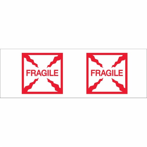 Tape Logic 2 x 55 yds. Pre Printed Fragile (Box) Carton Sealing Tape 18 ... Tape Logic 2 x 55 yds. Pre Printed Fragile (Box) Carton Sealing Tape 18 ...