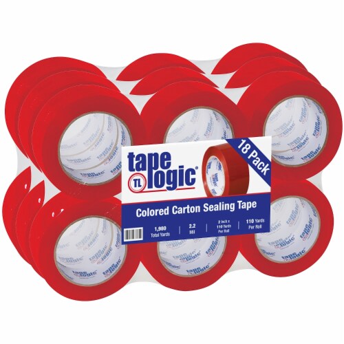 Tape Logic Carton Sealing Tape 2.2 Mil 2 x 110 yds. Red 18/Case ... Tape Logic Carton Sealing Tape 2.2 Mil 2 x 110 yds. Red 18/Case ...