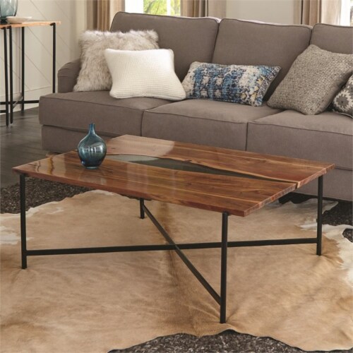 Wood and acrylic coffee table store