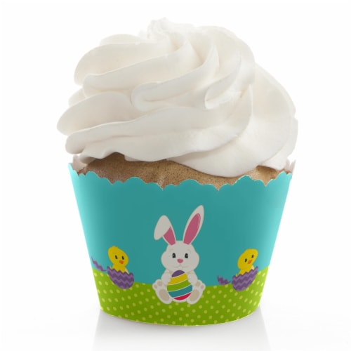 Big Dot Of Happiness Hippity Hoppity Easter Bunny Party Decor Cupcake Wrappers 12 Ct 12