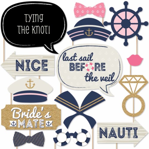 Nautical themed photo booth props store