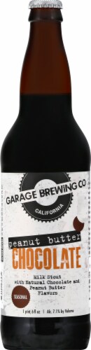 Garage Brewing Co Peanut Butter Milk Chocolate Milk Stout 22 Fl Oz