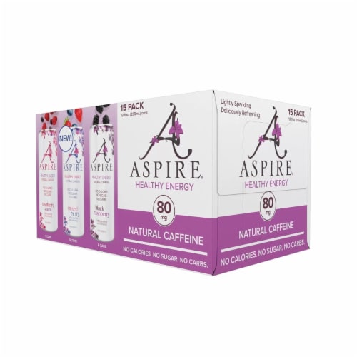 Aspire Healthy Energy Drinks Variety Pack, 12 Fluid Ounce (Pack Of 15 ... Aspire Healthy Energy Drinks Variety Pack, 12 Fluid Ounce (Pack Of 15 ...
