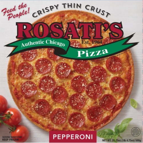 Rosati's Thin Crust Pepperoni Frozen Pizza, 20.75 oz - Kroger Rosati's Thin Crust Pepperoni Frozen Pizza, 20.75 oz - Kroger