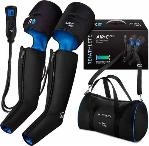 Reathlete Air C Pro Rechargeable Portable Air Compression Leg Massager W Remote 1 Piece Fred