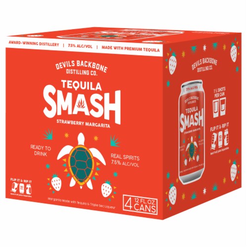 Devils Backbone Distilling Co. Smash Strawberry Margarita Ready to ... Devils Backbone Distilling Co. Smash Strawberry Margarita Ready to ...