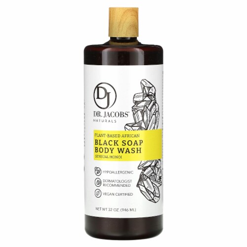 Dr Jacobs Naturals Authentic African Black Soap Liquid All In One