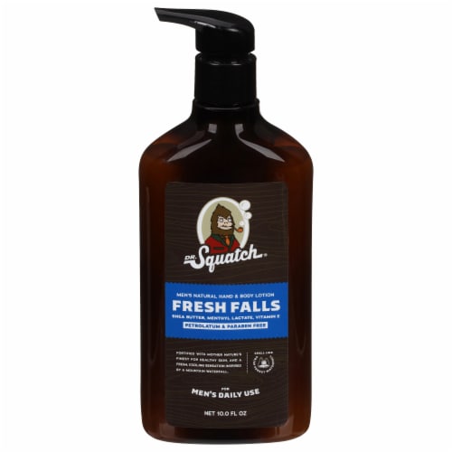 Dr Squatch® Lotion Fresh Falls For Men Moisturizing Natural 10 Fl Oz