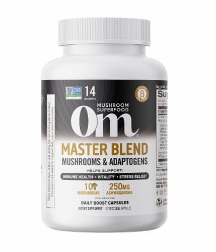 Om® Mushroom Superfood Masterblend Daily Boost Capsules 42 Ct Kroger