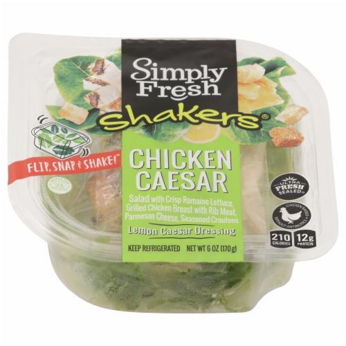 Simply Fresh Salads Chicken Caesar Salad Shaker, 6 oz - Fry’s Food Stores Simply Fresh Salads Chicken Caesar Salad Shaker, 6 oz - Fry’s Food Stores
