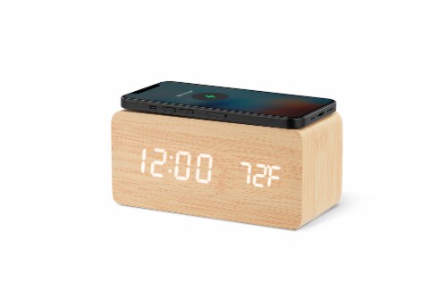 Digital wooden Alarm Clock, 1 unit - Harris Teeter Digital wooden Alarm Clock, 1 unit - Harris Teeter