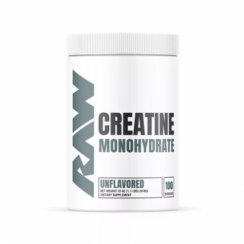 Raw Nutrition Creatine Monohydrate Powder Unflavored 510g 100 Servings 1 Unit Kroger