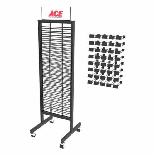Ebsco 9065243 63 X 20 X 21 In Ebsco Metal Black Mobile Display 1