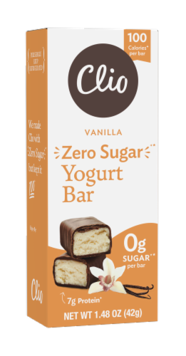 Clio Vanilla Zero Sugar Yogurt Bar 148 Oz Harris Teeter