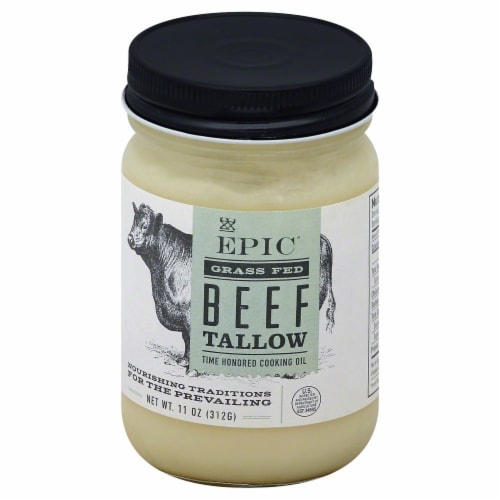 Epic Grass Fed Beef Tallow Cooking Oil 11 Oz Fred Meyer