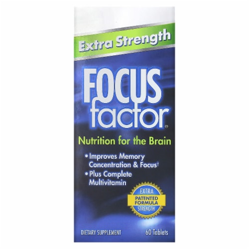 Focus Factor Extra Strength - 60 Tablets, 60 Count - Kroger Focus Factor Extra Strength - 60 Tablets, 60 Count - Kroger