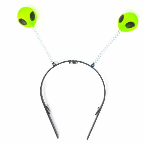 Alien Boppers Kids Party Favors Glow in The Dark Headband Aliens Pack of 12 12 COUNT Baker s