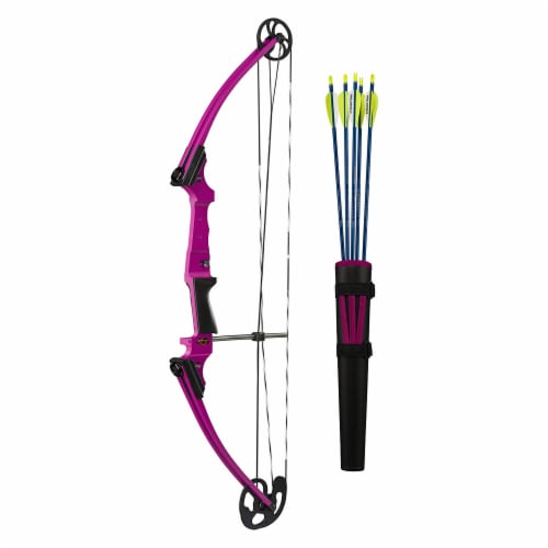 Genesis Original Lightweight Archery Compound Bow Arrow Set Right Handed Purple 1 Piece Gerbes Super Markets