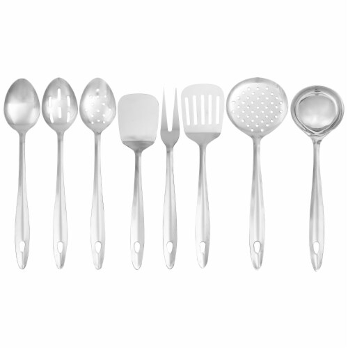 Lexi Home Premium 8 Piece Stainless Steel Kitchen Utensil Set, 8 PC ... Lexi Home Premium 8 Piece Stainless Steel Kitchen Utensil Set, 8 PC ...